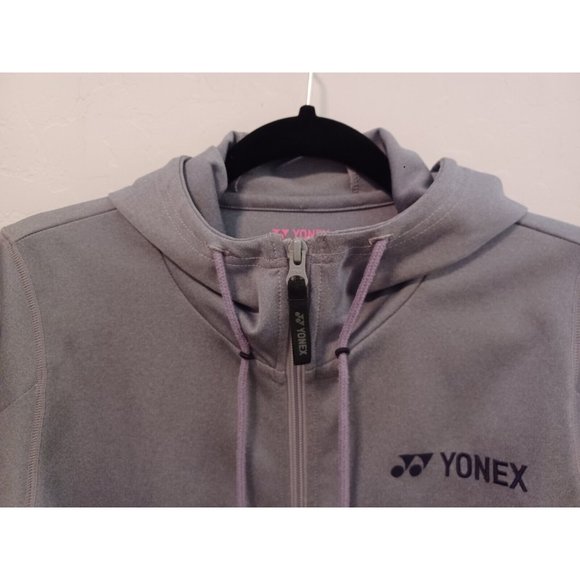 Yonex | Jackets & Coats | Yonex Jacket Womens Sz Xs Gray Hooded Full ...